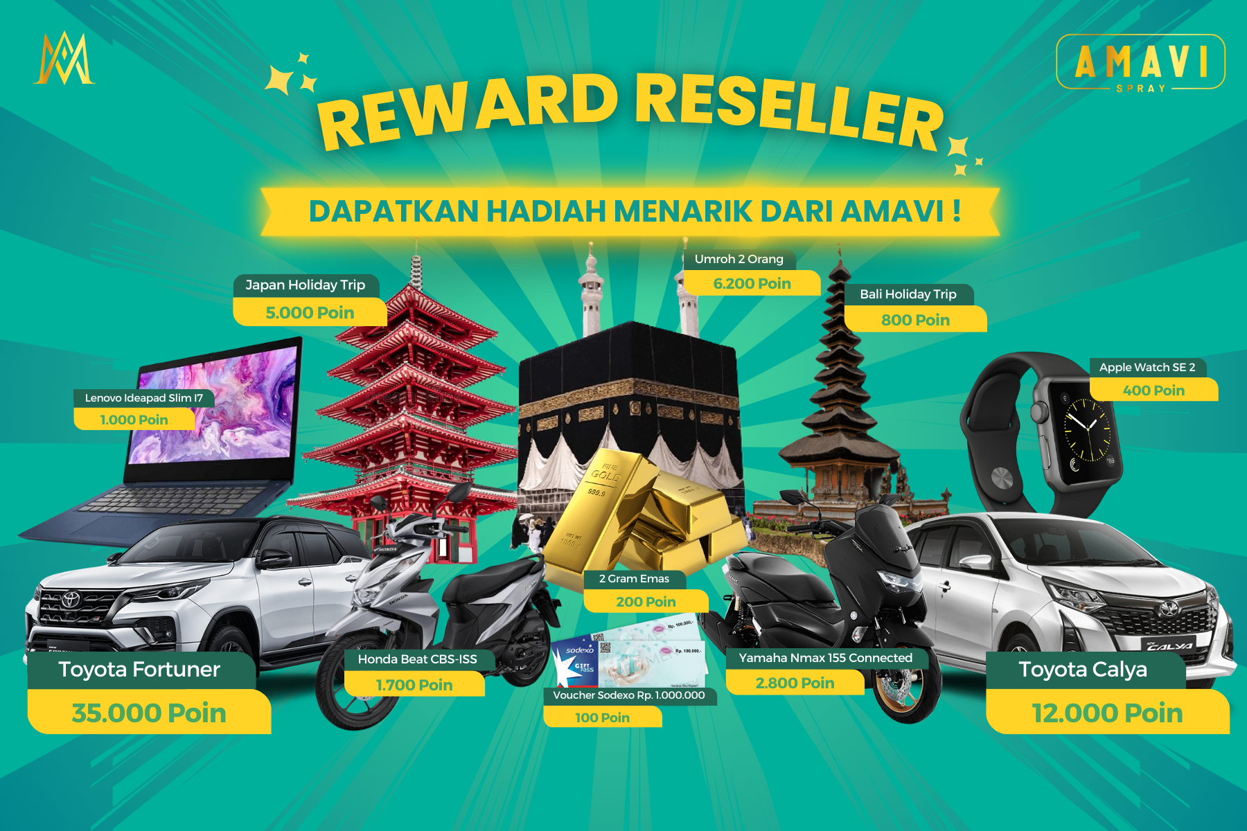 Amavi Spray - Reseller